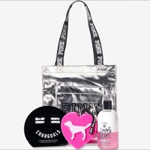 PINK Victoria's Secret | Bags | New Victorias Secret Pink Mini Tote ...